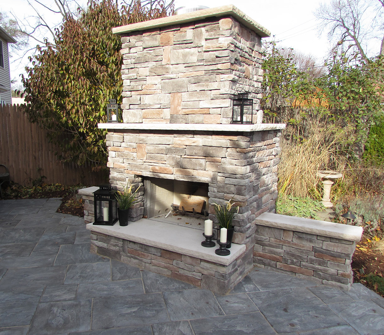 Landscape Fire Features, Outdoor Fireplaces, Fire Pits, Elmhurst