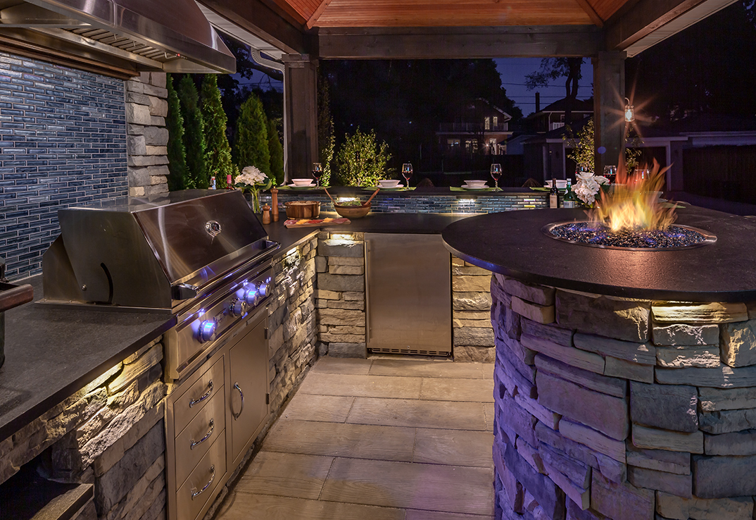 Landscape Fire Features, Outdoor Fireplaces, Fire Pits, Elmhurst