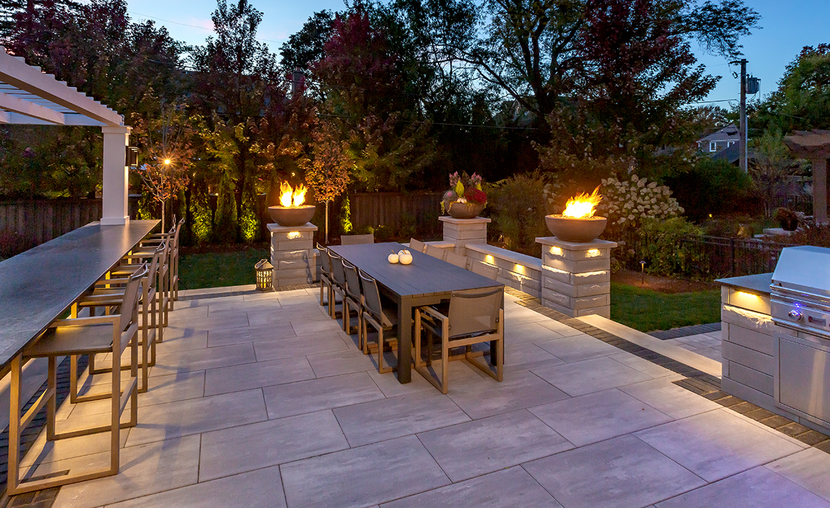 Landscape Fire Features, Outdoor Fireplaces, Fire Pits, Elmhurst