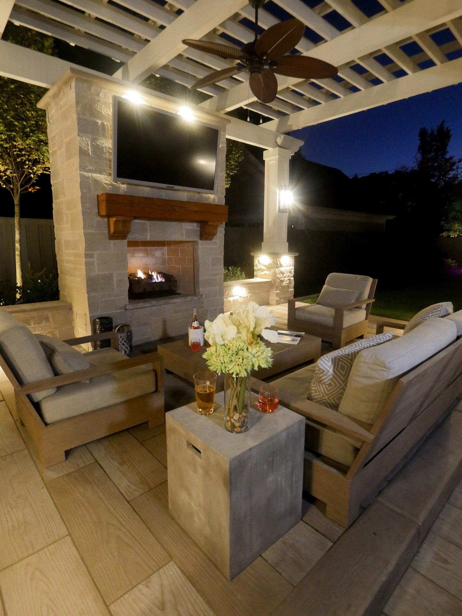 Landscape Fire Features, Outdoor Fireplaces, Fire Pits, Elmhurst